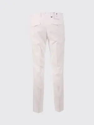 PT TORINO Stretch Cotton Blend Chino Trousers - White