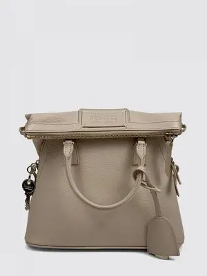 MAISON MARGIELA 5ac Grained Leather Bag - Sand