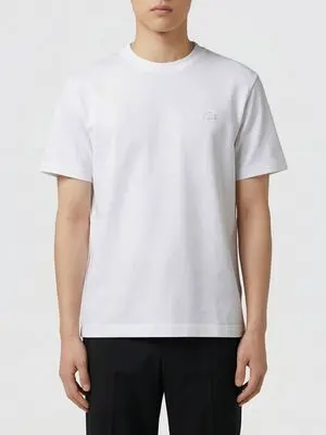 Lacoste Crew Neck T-shirt In Cotton - White