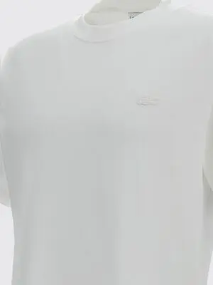 Lacoste Crew Neck T-shirt In Cotton