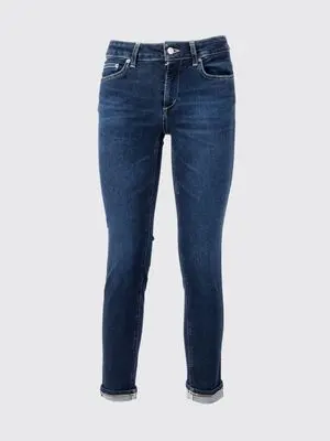 DONDUP Slim Fit Stretch Cotton Denim Jeans - Blue