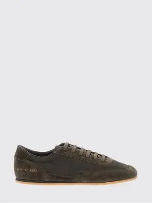 COMMON PROJECTS Common Projects Minimal Runner Suede And Nylon Lace-Up Sneakers Brown