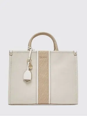 Liu Jo Striped Canvas Handbag