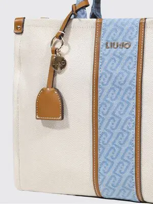 Liu Jo Striped Canvas Handbag