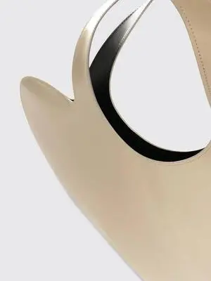Coperni Heart Leather Tote Bag - Nude