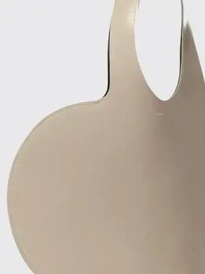 Coperni Heart Leather Tote Bag - Nude