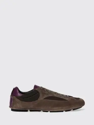 Paul Smith Suede And Mesh Lace-up Sneakers - Grey
