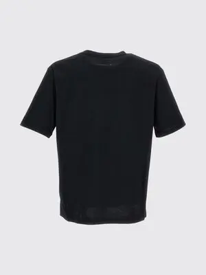 MAISON MARGIELA Cotton Crew-neck T-shirt With Logo - Black