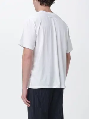 MAISON MARGIELA Cotton Crew-neck T-shirt With Logo - White