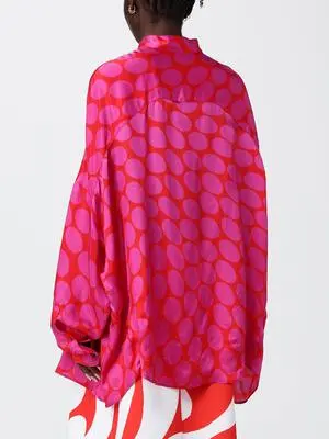 Dries Van Noten Polka Dot Viscose Shirt