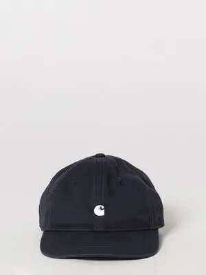Carhartt Work In Progress Cotton Baseball Cap With Logo - Blue