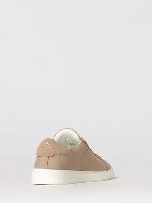 MANUEL RITZ Nubuck Leather Low Top Sneakers - Beige