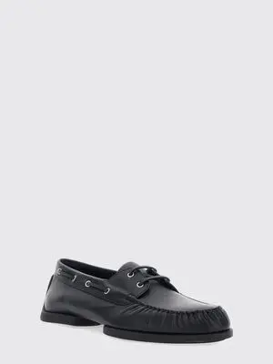 JIL SANDER Leather Loafers - Black