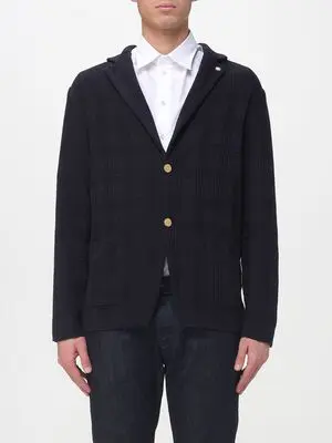 MANUEL RITZ Single Breasted Blazer - Blue