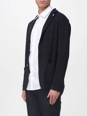 MANUEL RITZ Single Breasted Blazer - Blue