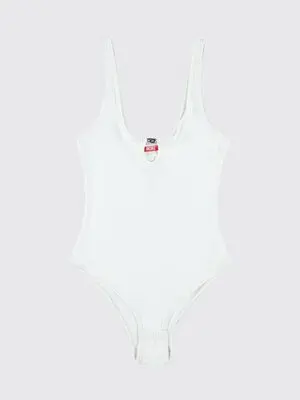 DIESEL® Maura Ribbed One-piece Swimsuit - White