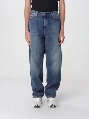 Carhartt Work In Progress Aaron Wide Leg Jeans - Blue