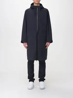 Emporio Armani Long Zip-up Jacket With Hood