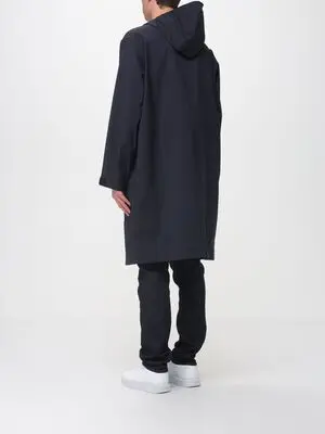 Emporio Armani Long Zip-up Jacket With Hood