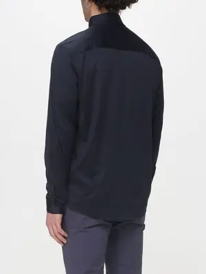 Emporio Armani Cotton Blend Shirt - Navy
