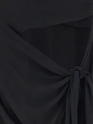 Attico Draped Knot Skirt