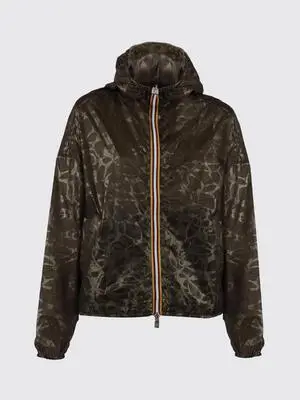 K-WAY Printed Hooded Jacket - Green