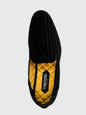 TOM FORD Steven Velvet Loafers - Black