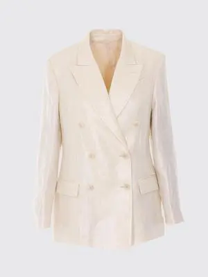 Brunello Cucinelli Double Breasted Jacket - Sand