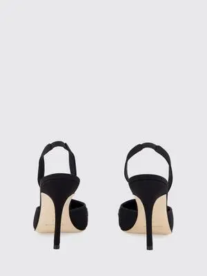 Manolo Blahnik Embellished Slingback Pumps - Black