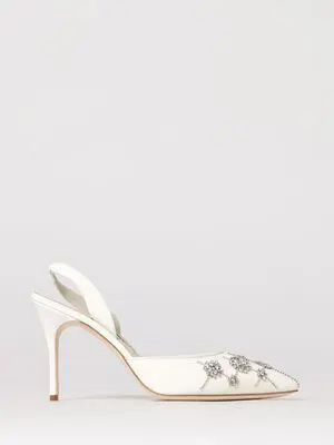 Manolo Blahnik Embellished Slingback Pumps