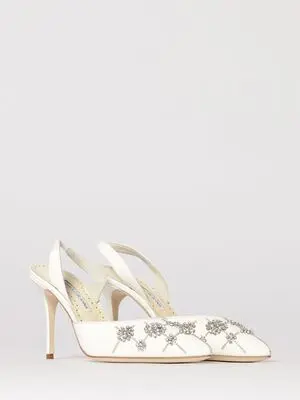 Manolo Blahnik Embellished Slingback Pumps