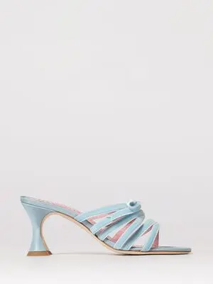 Blue Heeled Sandals