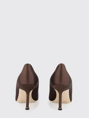 Manolo Blahnik Embellished Stiletto Pumps - Brown