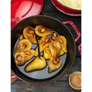 STAUB Stackable Cast-iron Set Of Four With Lid
