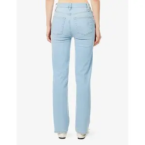 FRAME Le Sleek Straight-leg Stretch-denim Jeans