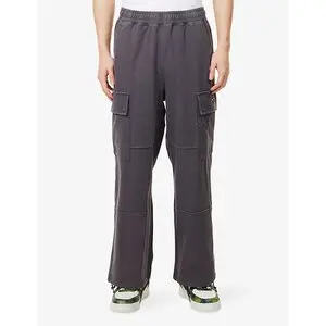 A BATHING APE Cargo Patch-pocket Cotton Jogging Bottoms
