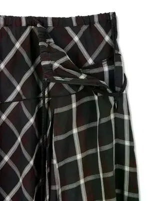 STUDIO TOMBOY Checked Maxi Skirt
