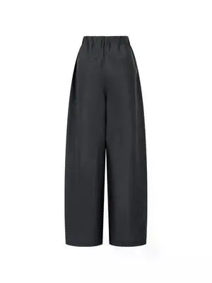 STUDIO TOMBOY Wide-leg Pleated Trousers - Grey