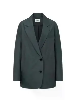 STUDIO TOMBOY Single-breasted Relaxed-fit Cotton Blazer
