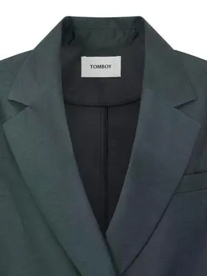 STUDIO TOMBOY Single-breasted Relaxed-fit Cotton Blazer