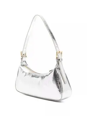Moschino Logo Detail Shoulder Bag - Silver
