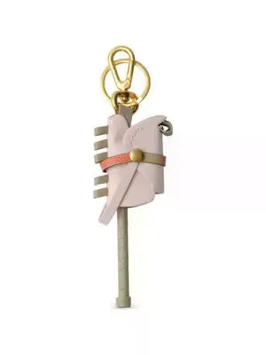 Burberry Leather Hobby Horse Charm - Pink