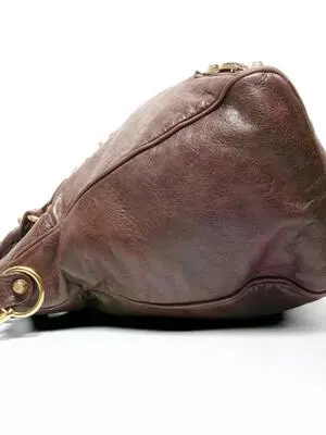 Balenciaga 1990-2000 Braided-handle Tote Bag - Brown