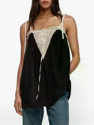 Bimba Y Lola Lace-trim Top