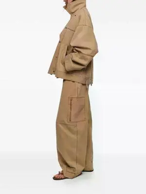 Bimba Y Lola Oversized Buttoned Jacket