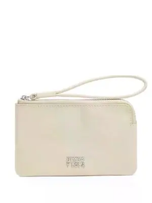 Bimba Y Lola Zip Coated Leather Wallet - Neutrals