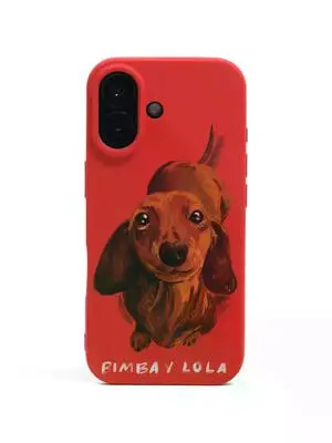 Bimba Y Lola Dachshund Print Iphone 17 Case - Red