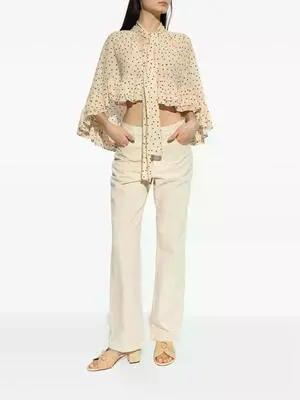 BY MALENE BIRGER Polka-dot Ruffled Jacket