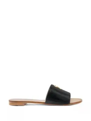 GIUSEPPE ZANOTTI Shirley Flat Sandals - Black