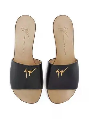 GIUSEPPE ZANOTTI Shirley Flat Sandals - Black